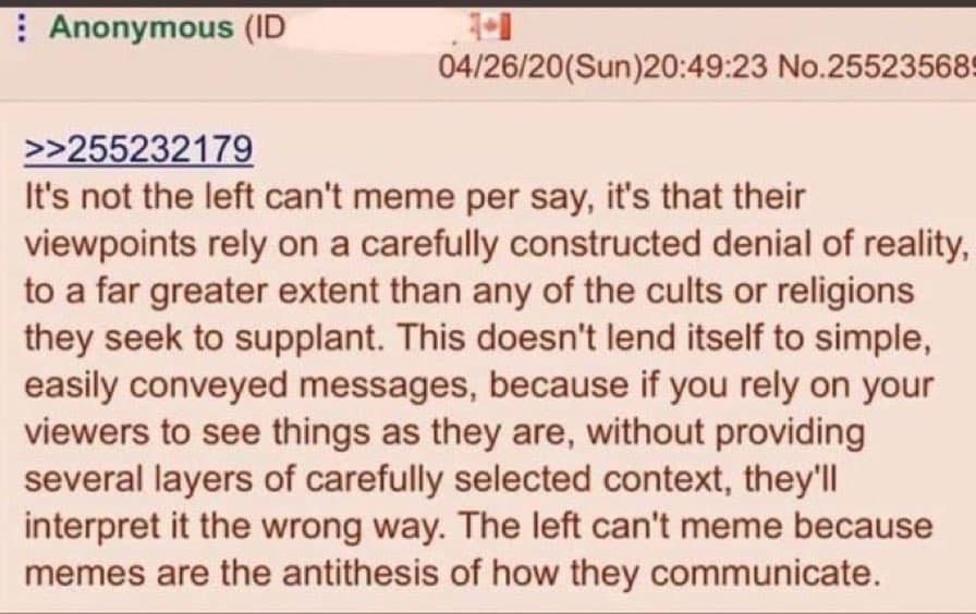 It's true that "The left can't meme"? - kukuruyo