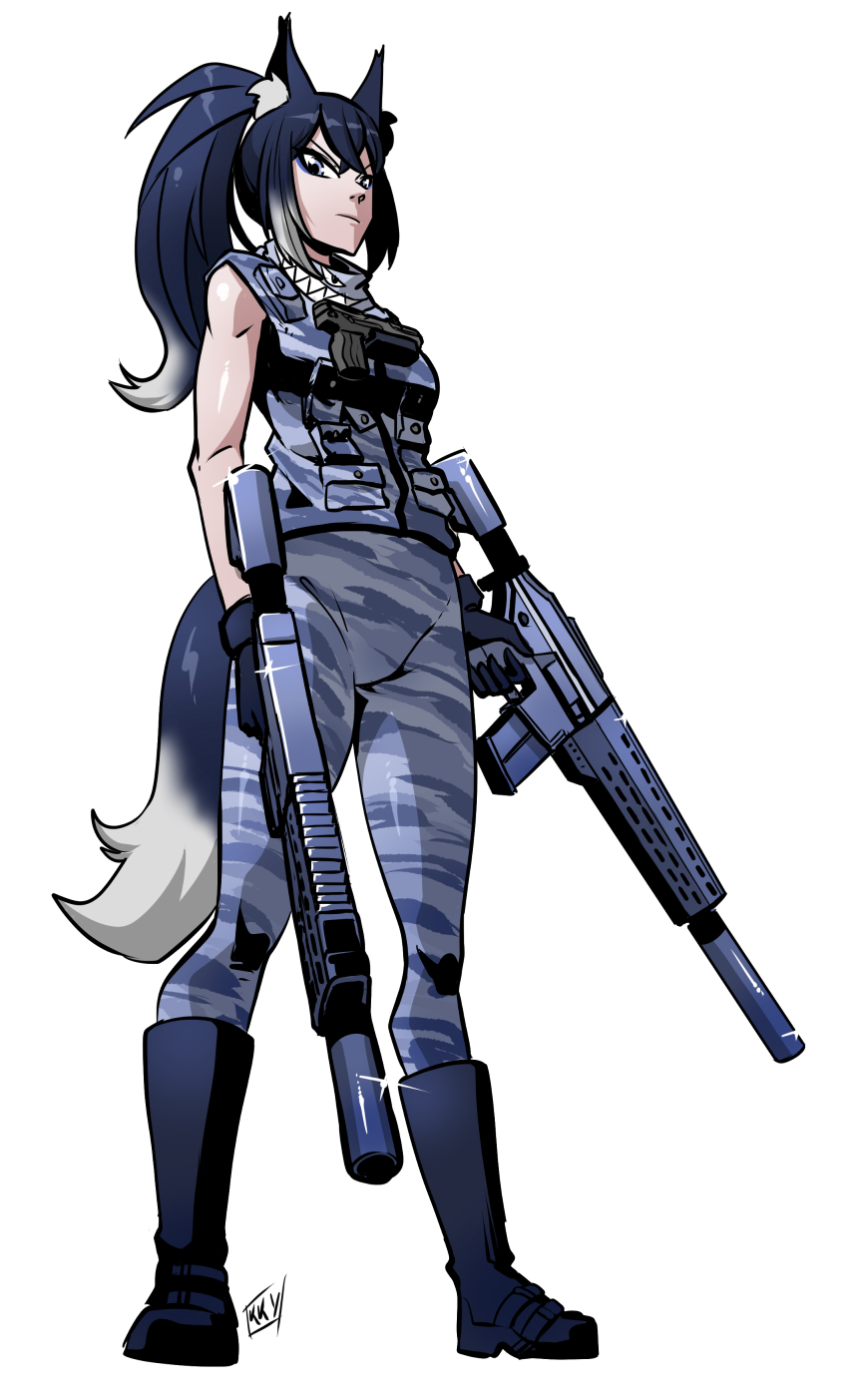 Wolf girl soldier - kukuruyo